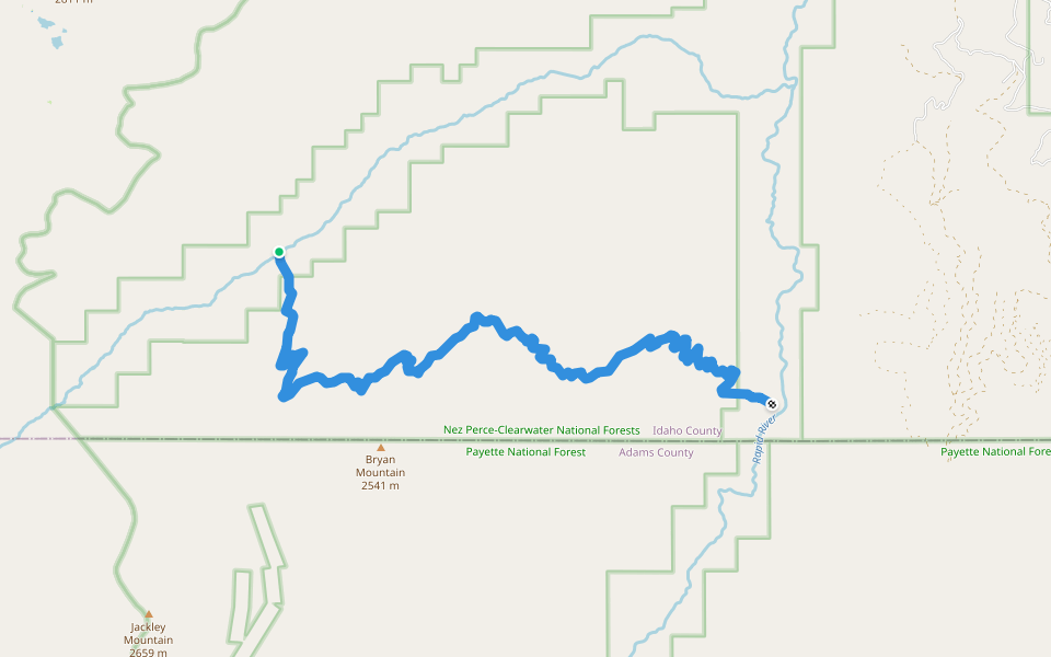 Oxbow Trail Hiking - McCrea Place, Idaho | Pacer