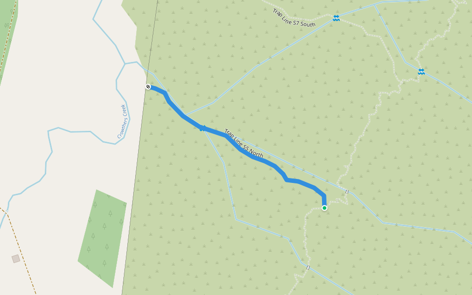 Trap Line S5 North in Wellington | Walking Map