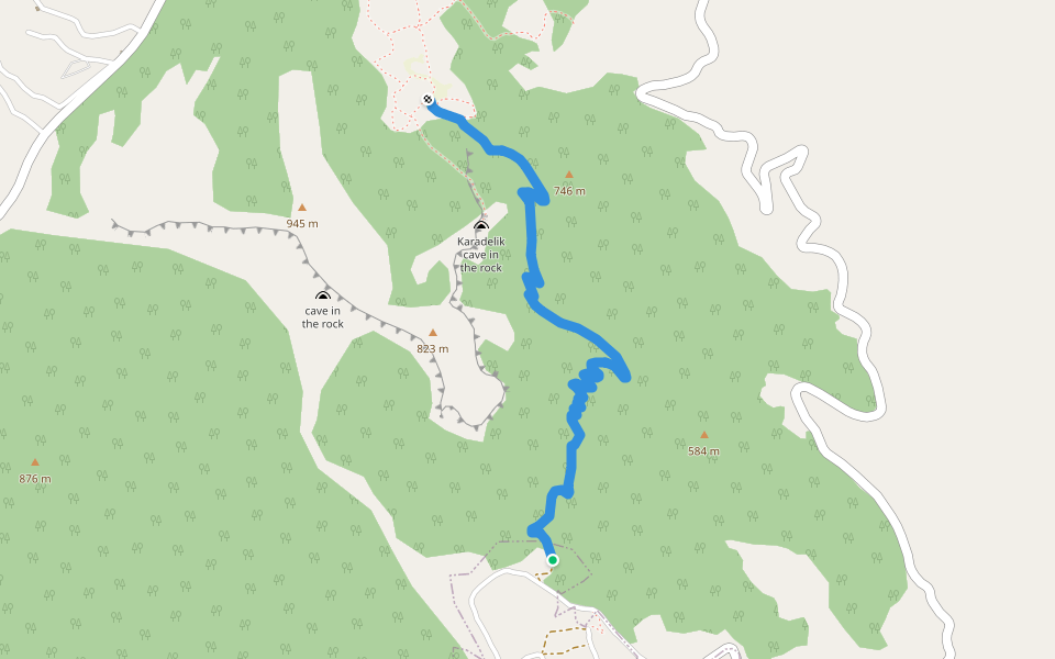 Historic paved trail | Walking Map