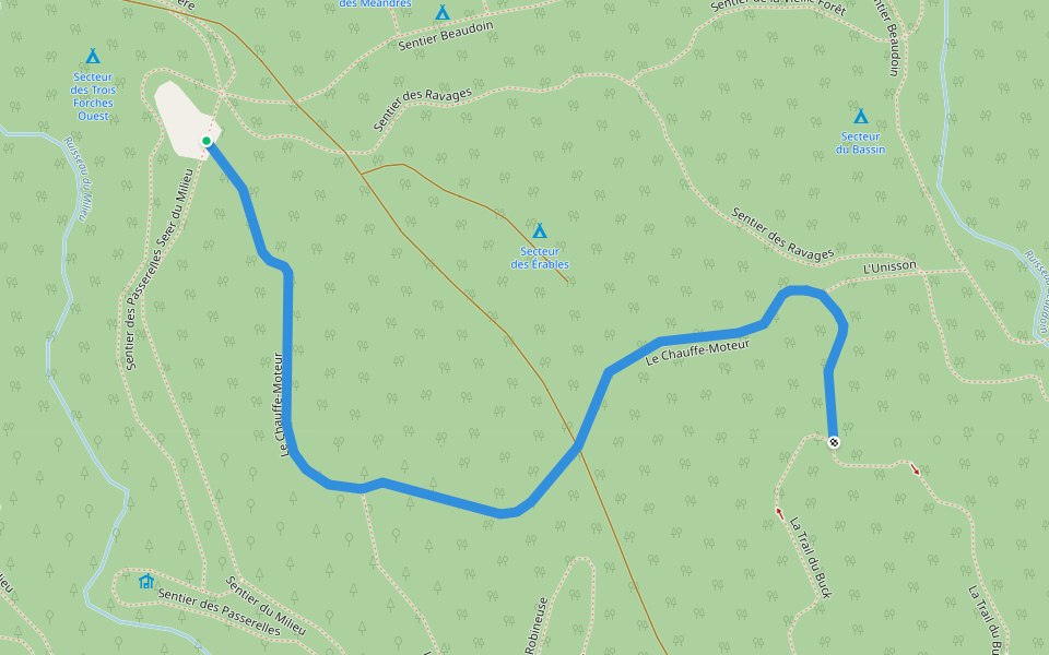 The Engine Heater in Québec | Walking Map