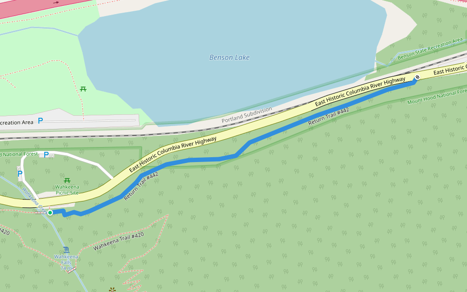 Return Trail #442 in Oregon | Walking Map