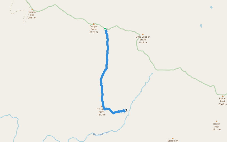 Prospect Ridge Trail in Idaho | Walking Map