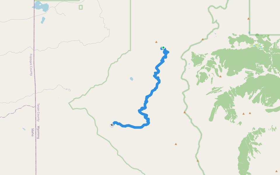 Conant Basin Trail in Wyoming | Walking Map