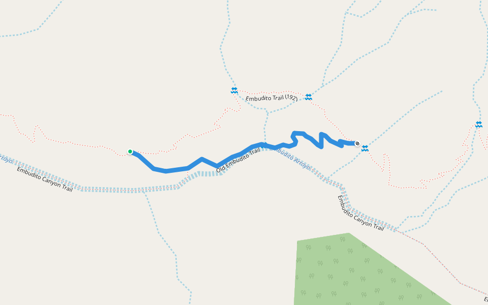 Old Embudito Trail in New Mexico | Walking Map