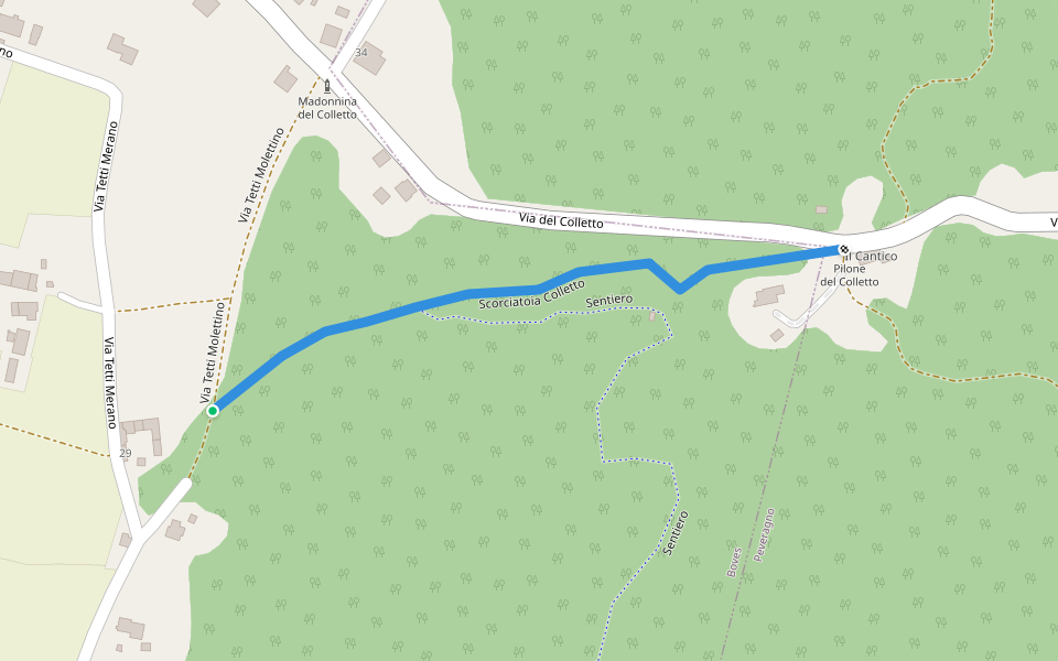 Collar shortcut Walking And Running Trail - Piemonte | Pacer