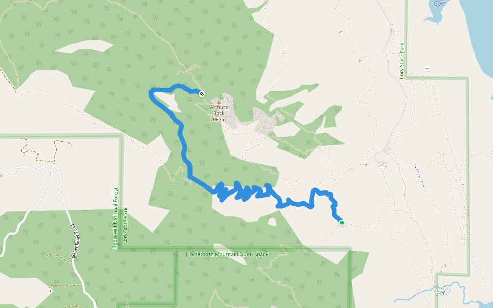 Howard Trail in Colorado | Walking Map