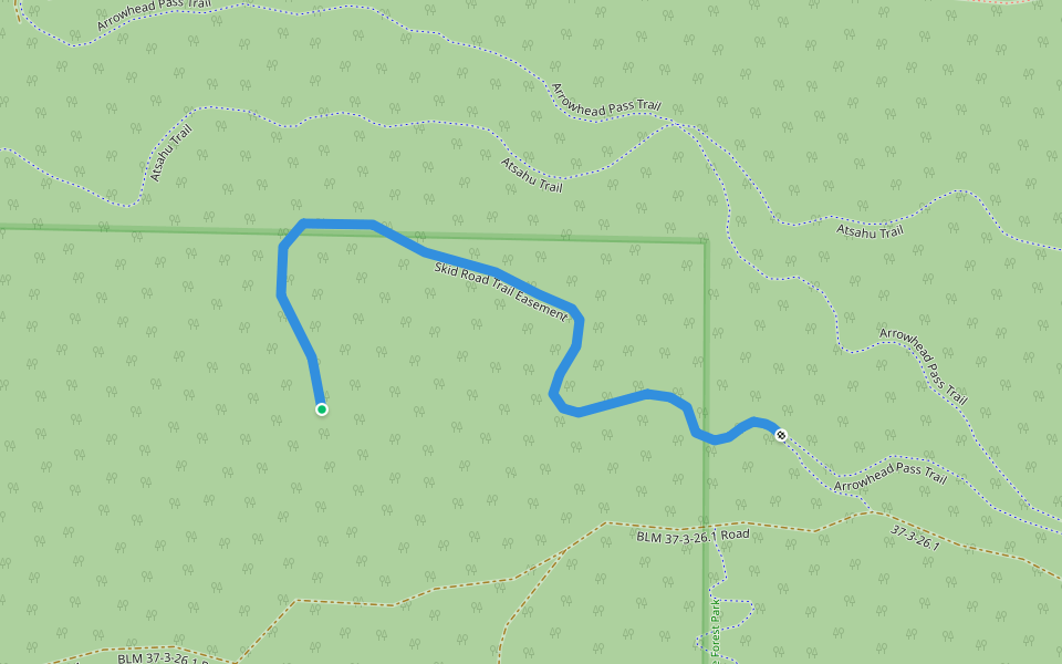 Skid Road Trail Easement in Oregon | Walking Map