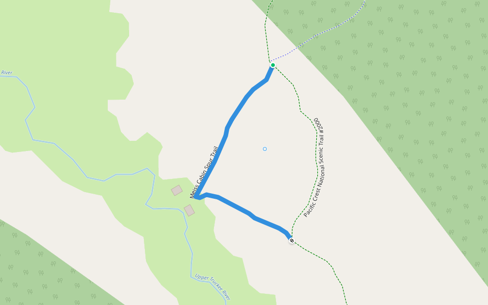 Meiss Cabin Spur Trail in California | Walking Map