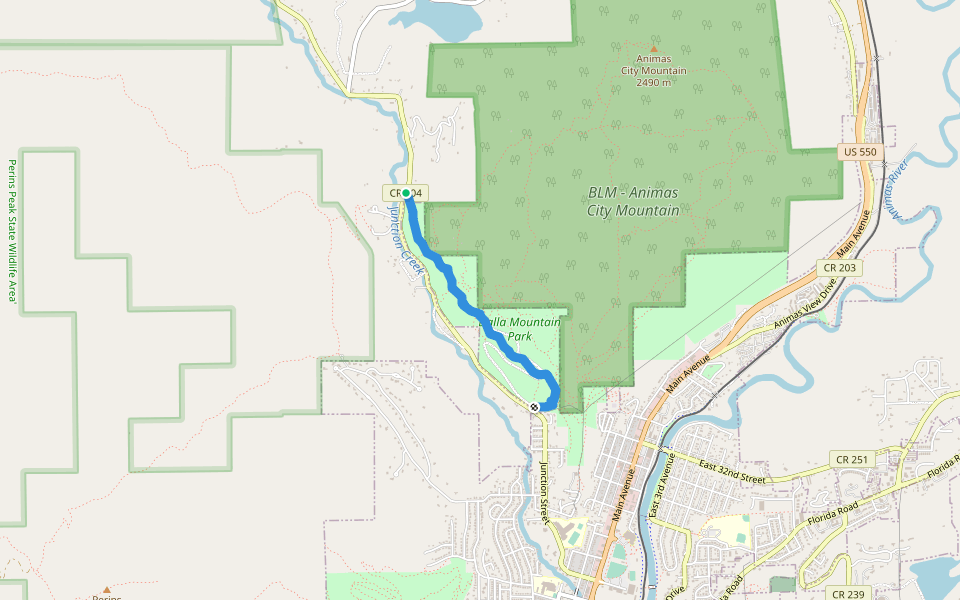 Junction Trail in Colorado | Walking Map