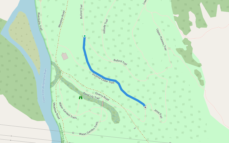 Incense Cedar Trail in Oregon | Walking Map