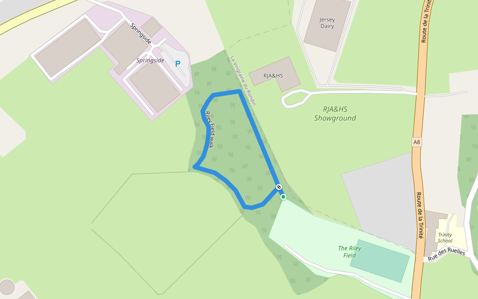 Riley Field walk Trail - Trinity | Pacer