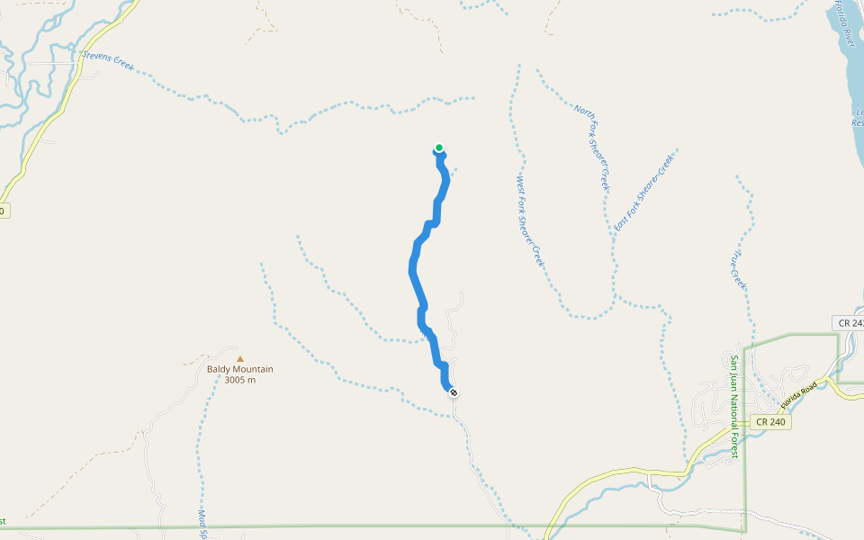 Red Creek Trail in Colorado | Walking Map
