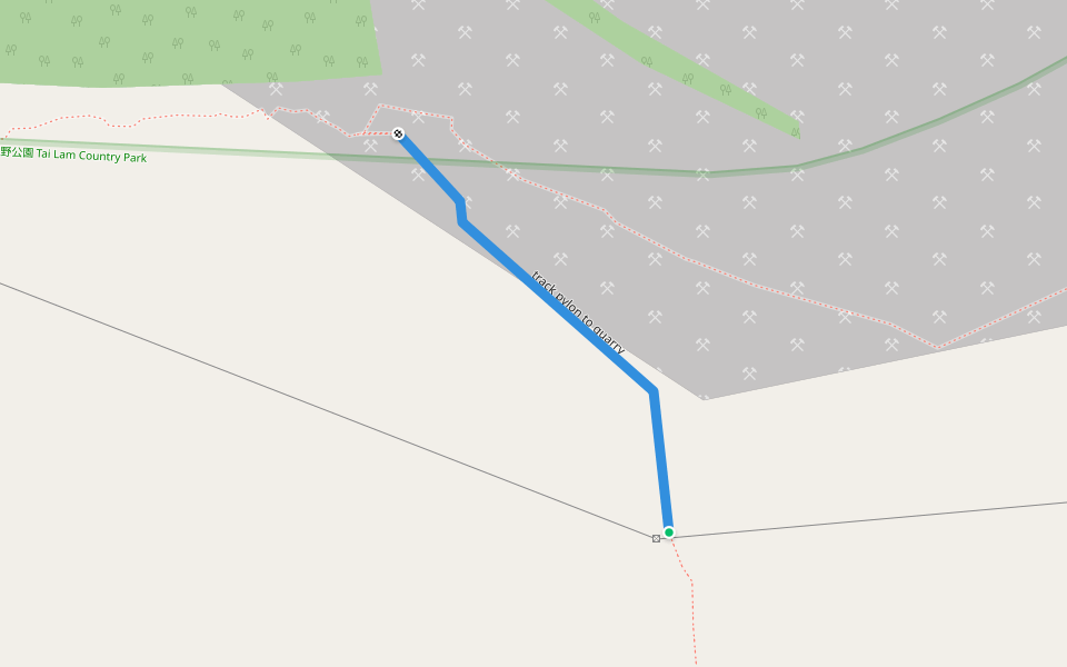 Track pylon to quarry in New Territories | Walking Map