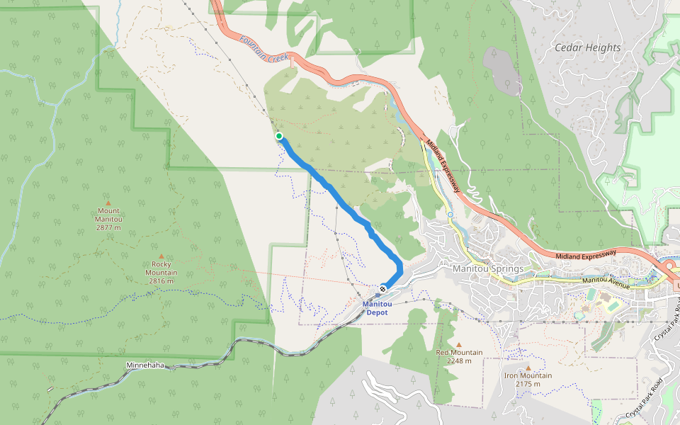 Ute Pass Trail in Colorado | Walking Map