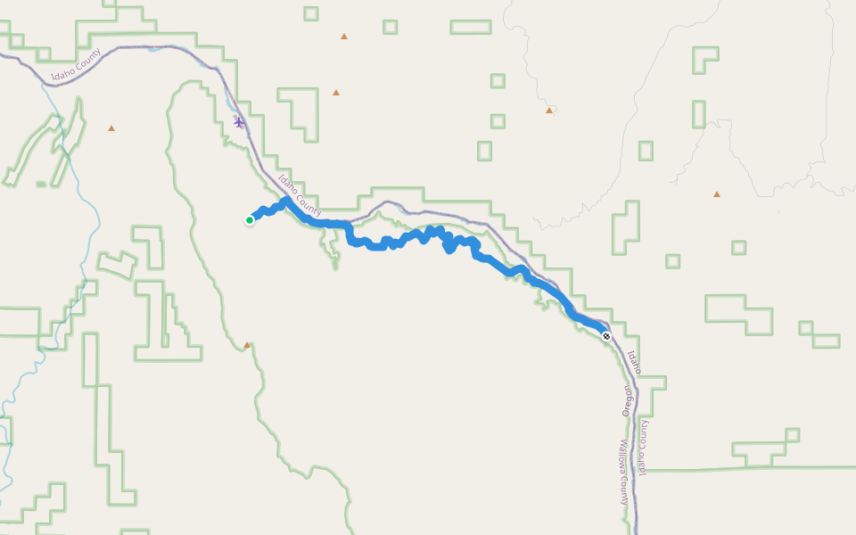 Snake River Trail in Oregon | Walking Map