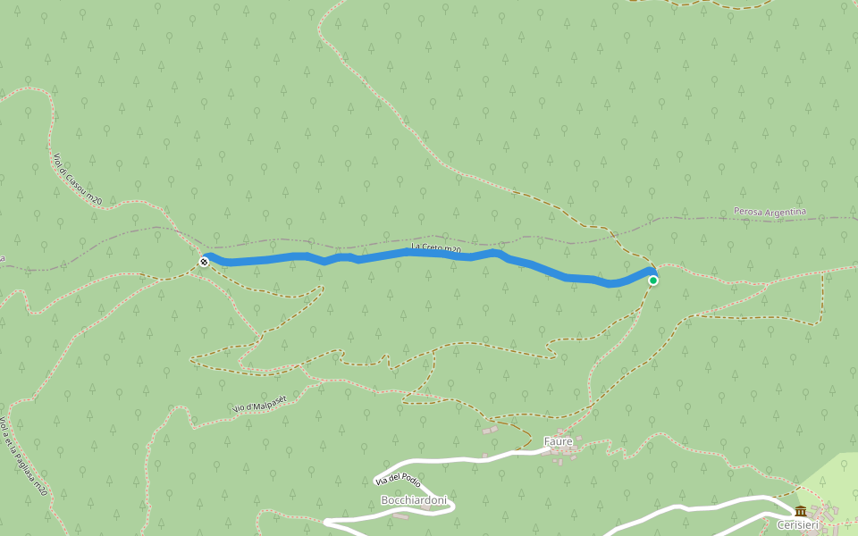 La Creto m20 | Walking Map