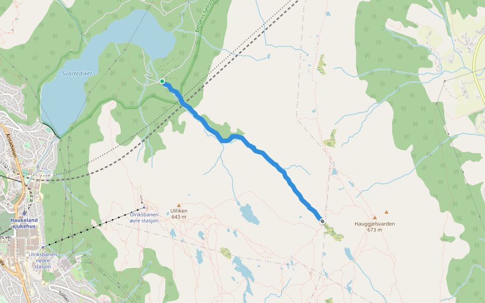 Isdalen in Vestland | Walking Map