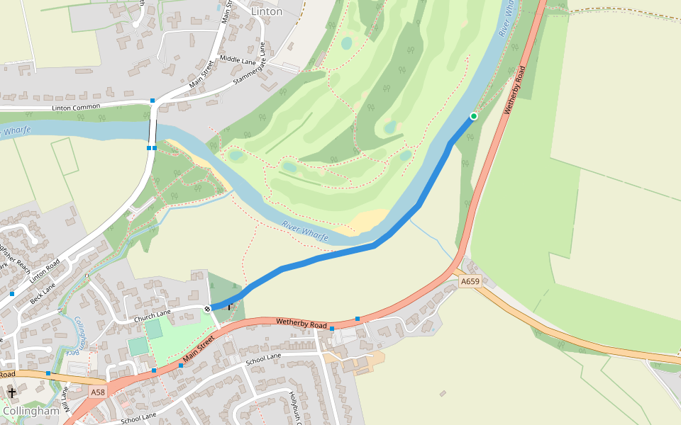 Definitive Footpath COLLINGHAM 3 Walking And Running Trail - England ...