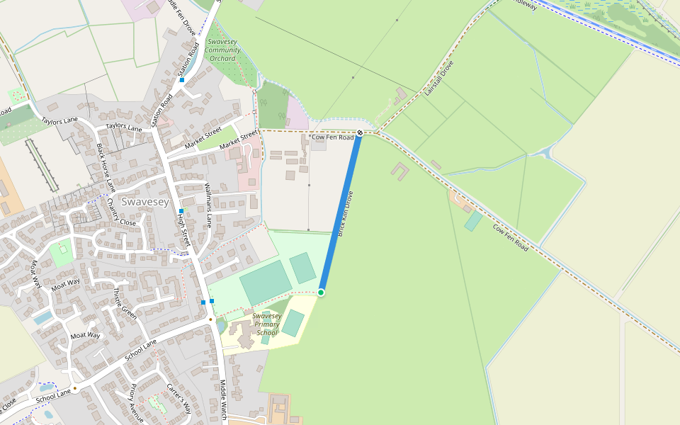 Brick Kiln Drove Walking And Running Trail - Swavesey, England | Pacer