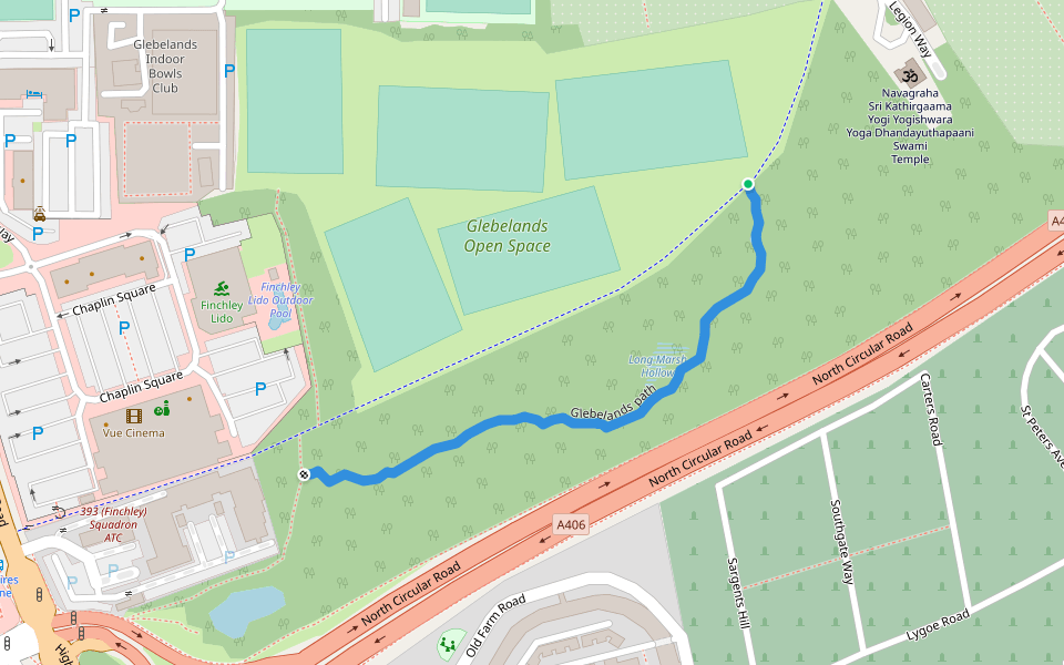 Glebelands path Hiking Trail - London, England | Pacer