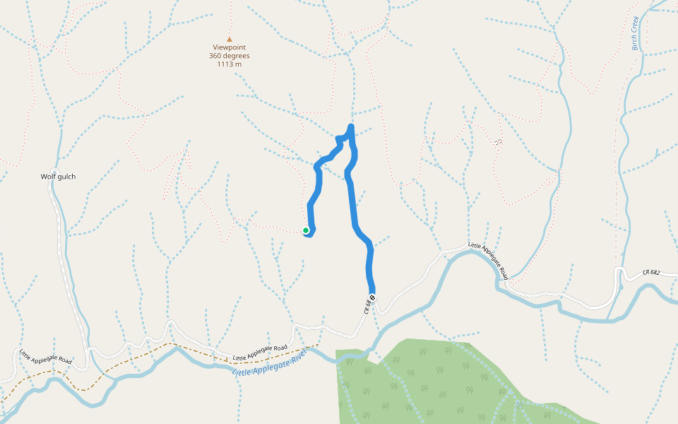 Bear Gulch Trail in Oregon | Walking Map
