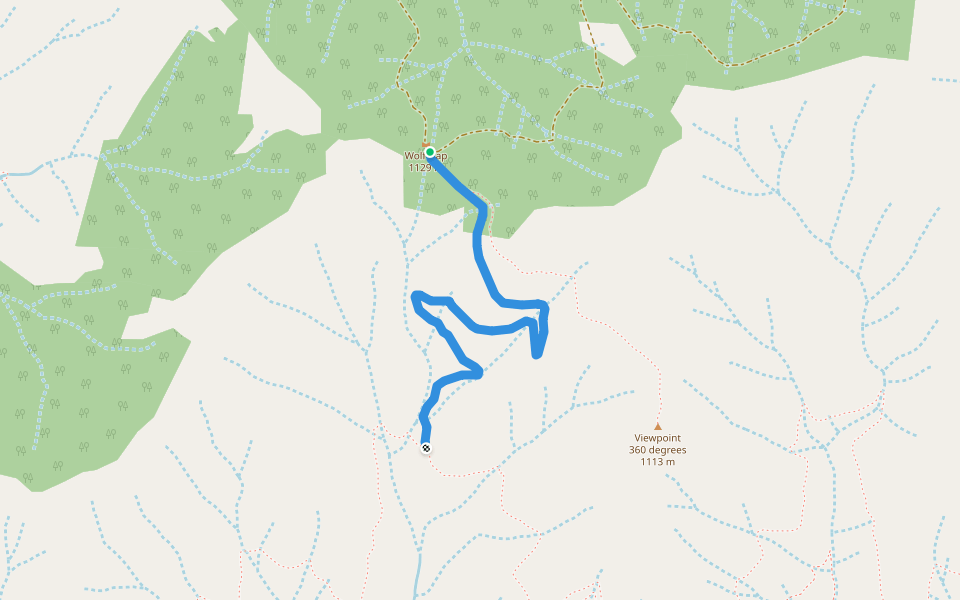 Wolf Gap Trail in Oregon | Walking Map