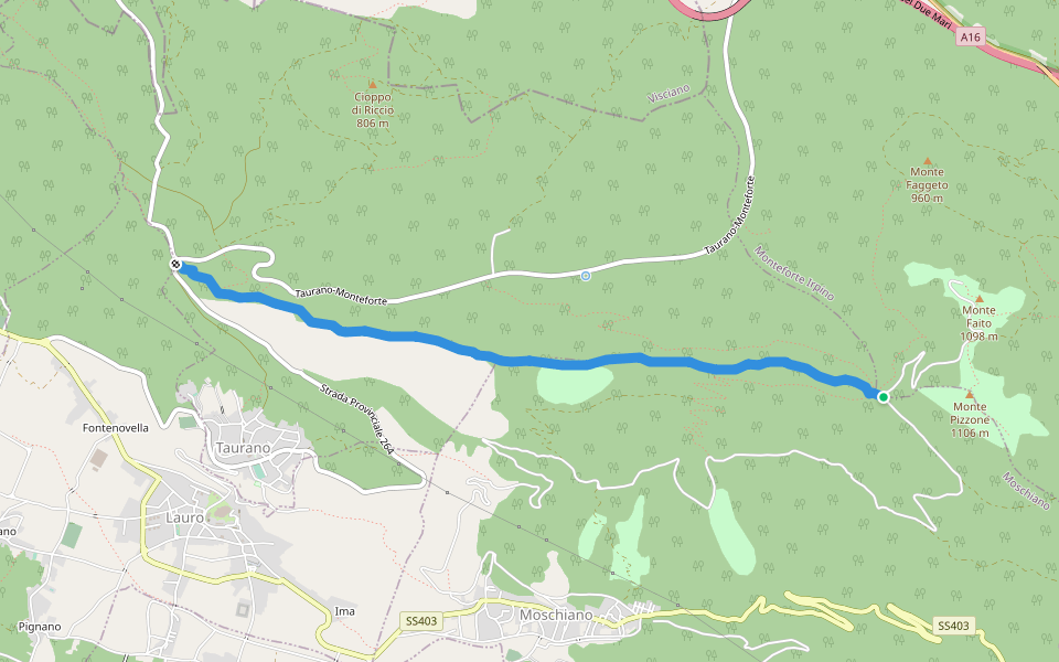 On the ridge from Pizzone to Arcucciello Hiking Trail - Campania | Pacer