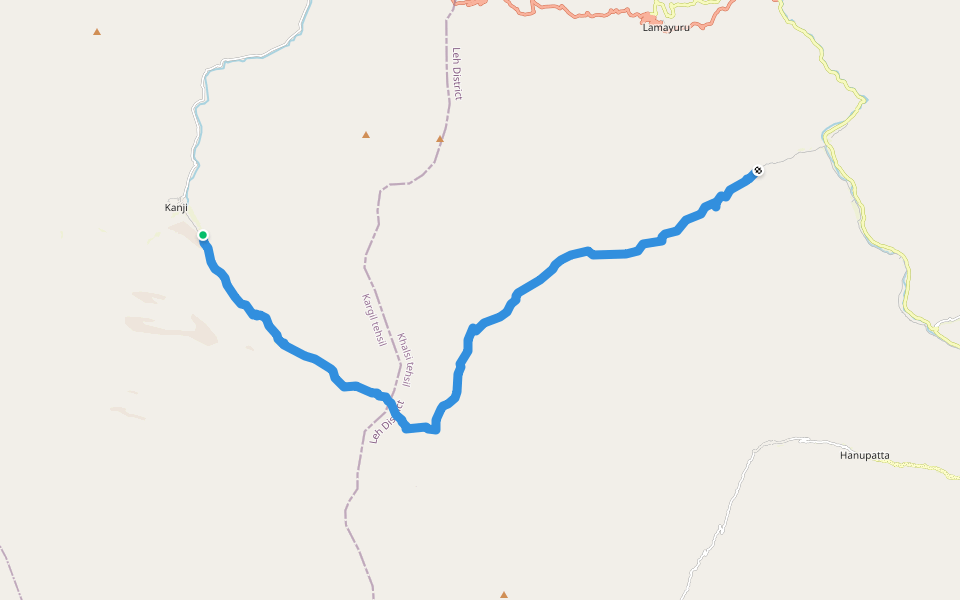 Shilla - Yogma La - Kanji | Walking Map