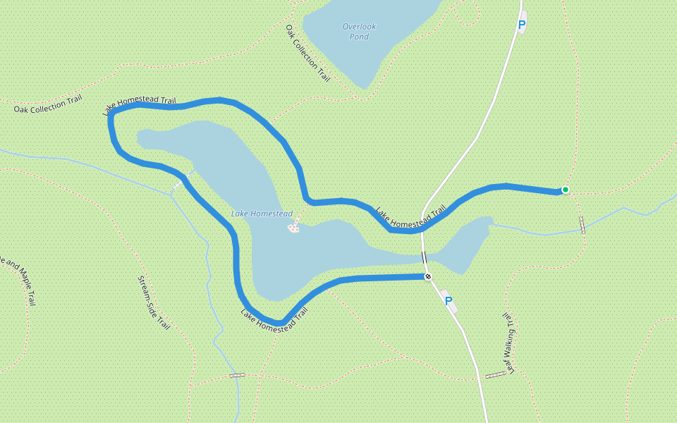 Lake Homestead Trail in Iowa | Walking Map