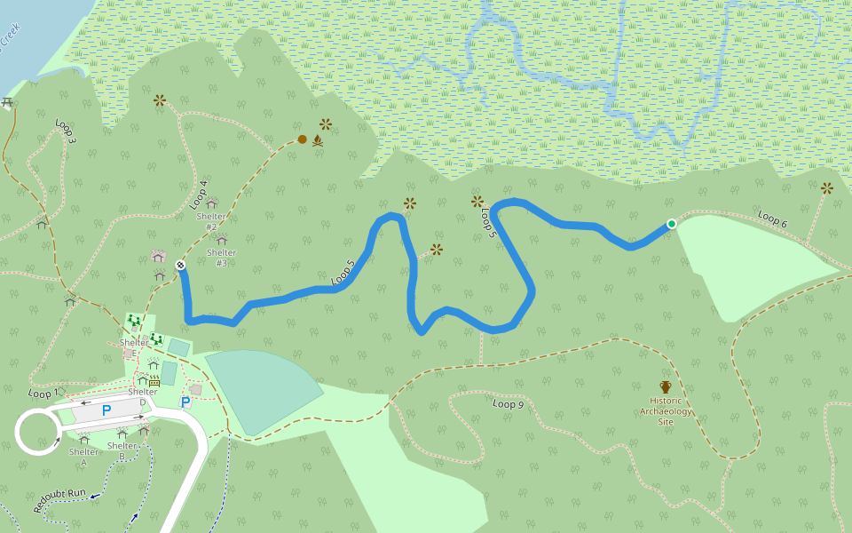 Loop 5 in Virginia | Walking Map
