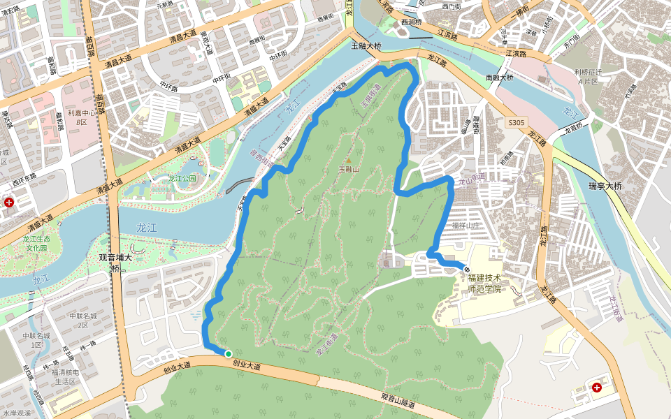 环山漫道 Hiking Trail - Fu Zhou Shi, Fu Jian Sheng | Pacer