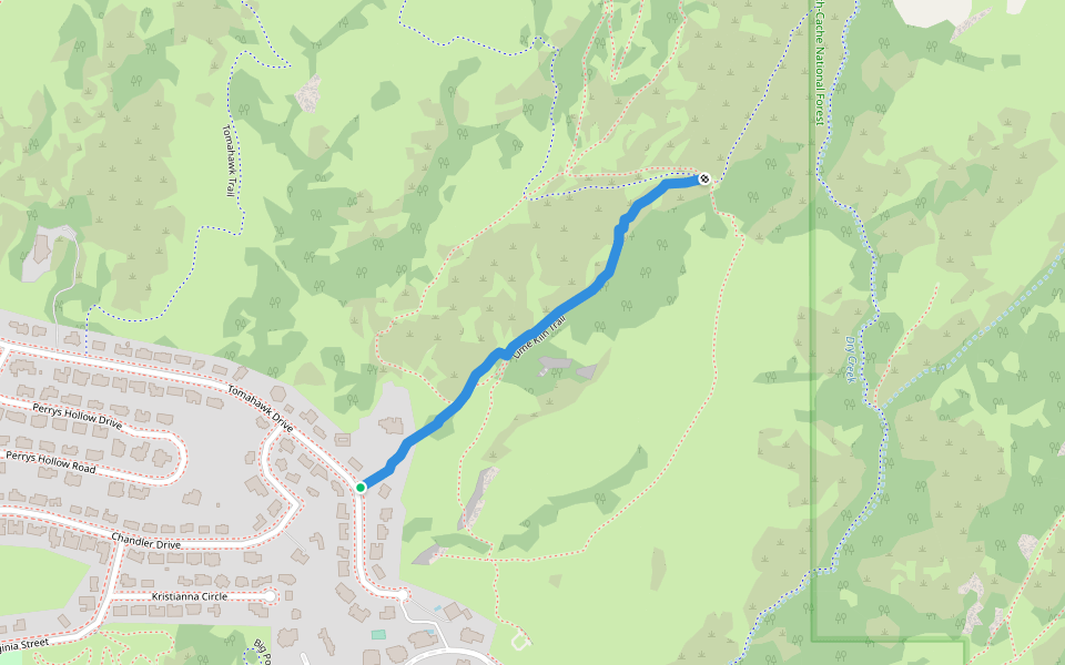 Lime Kiln Trail in Utah | Walking Map