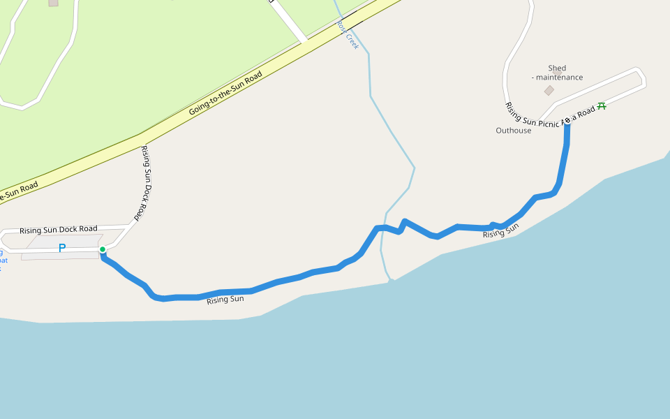 Rising Sun Walking And Running Trail - Browning, Montana | Pacer