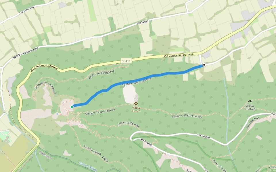 Lower blind path Hiking Trail - Campania | Pacer