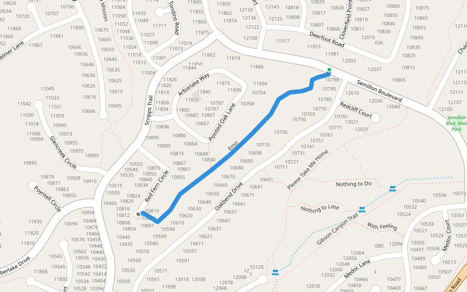 Emo in California | Walking Map