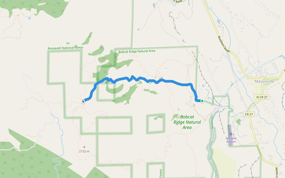 Power Line Trail in Colorado | Walking Map