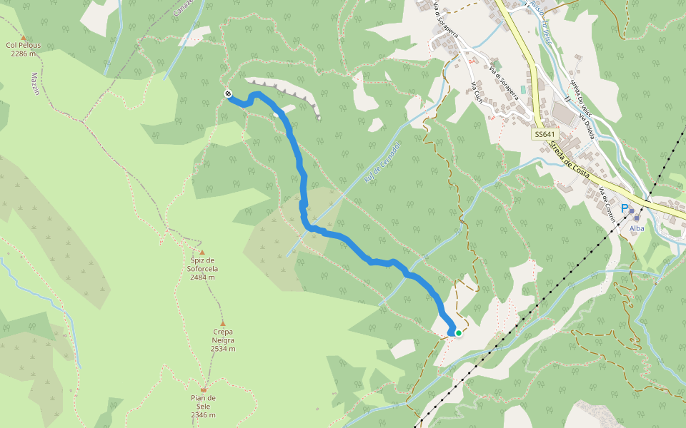 Chamois trail | Walking Map