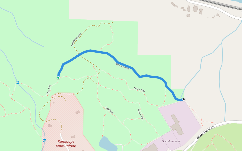 TRU Connector in British Columbia | Walking Map