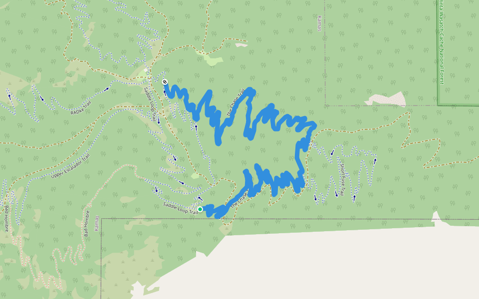 The Chase Trail in Utah | Walking Map