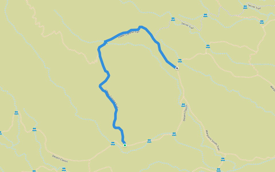 Lower Corona Trail in Arizona | Walking Map