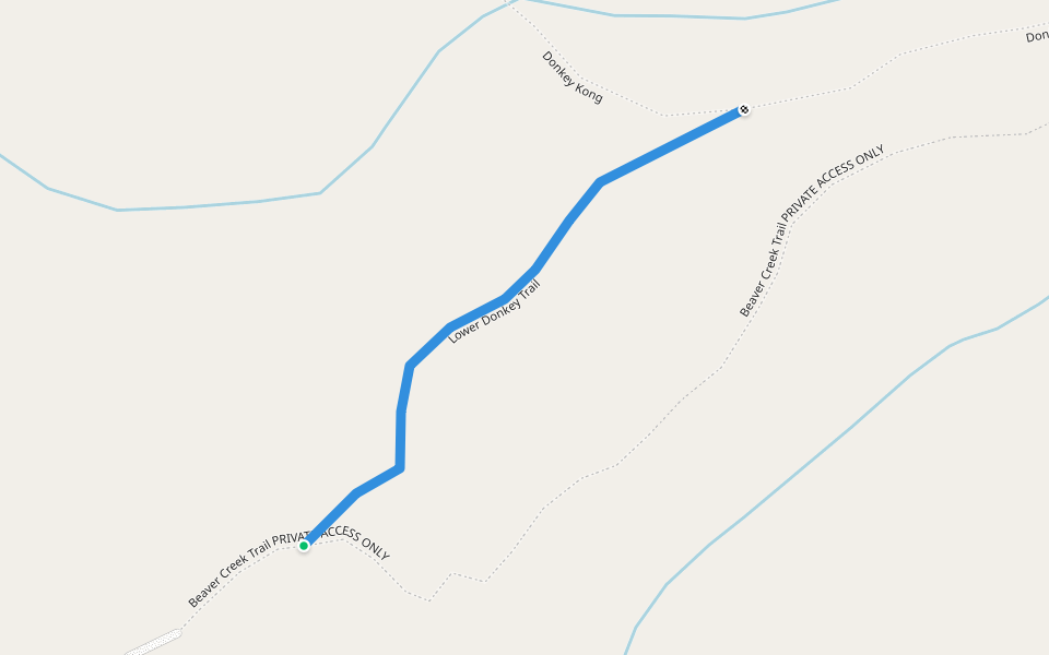 Lower Donkey Trail in Washington | Walking Map