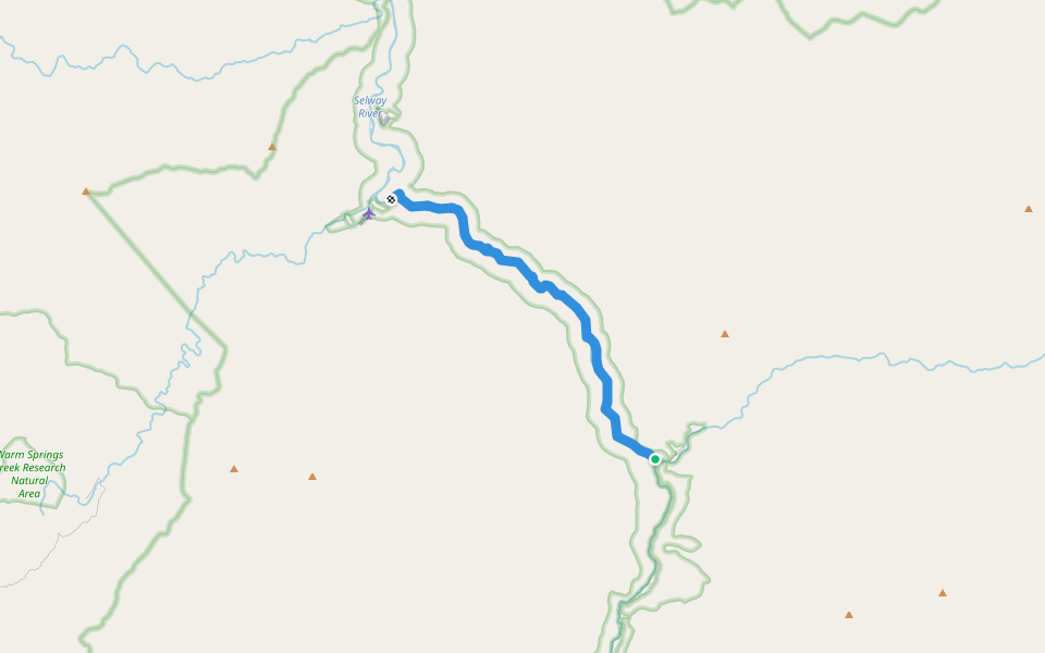 Selway River Trail in Idaho | Walking Map