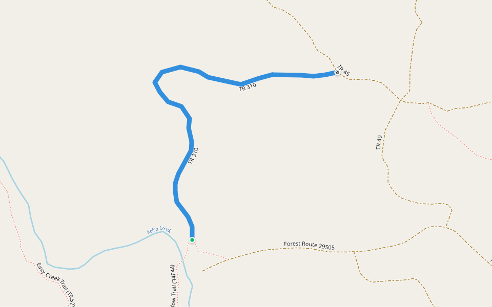 TR 310 Hiking Trail - Weldon, California | Pacer