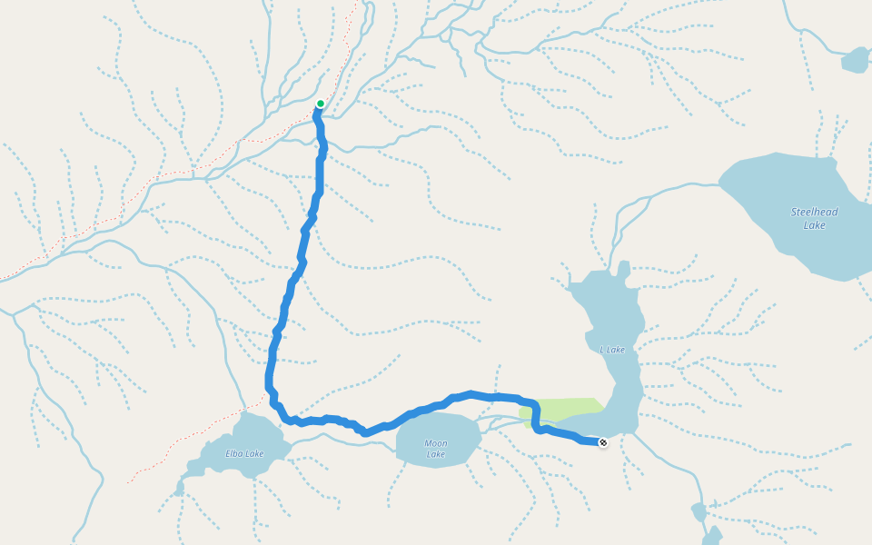 L Lake Trail Hiking - Scheelite, California | Pacer