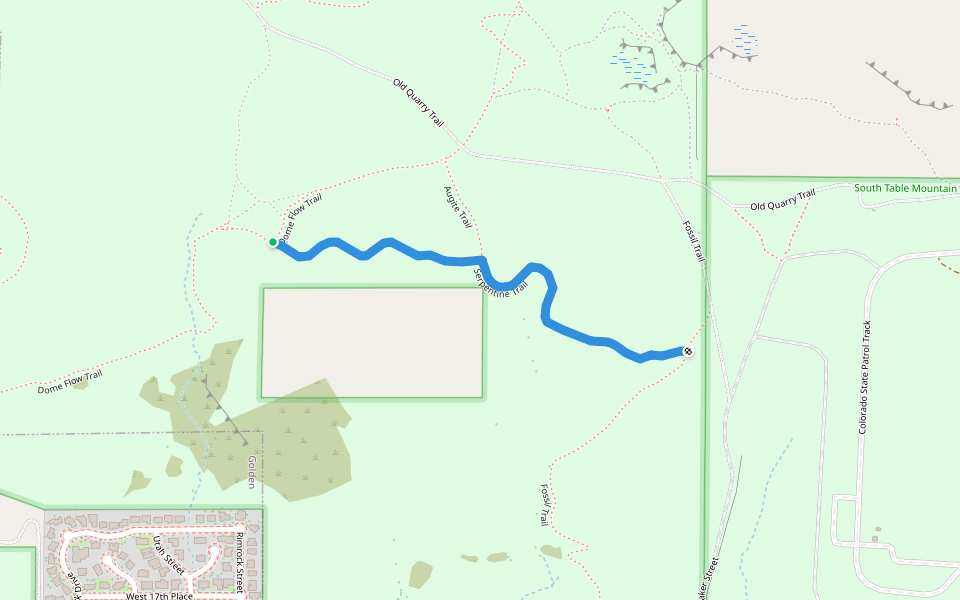 Serpentine Trail in Colorado | Walking Map