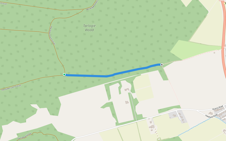 Moss Road - Morangie Forest Link Path | Walking Map