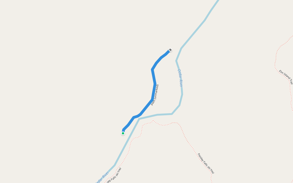 Path (unmarked) in New York | Walking Map