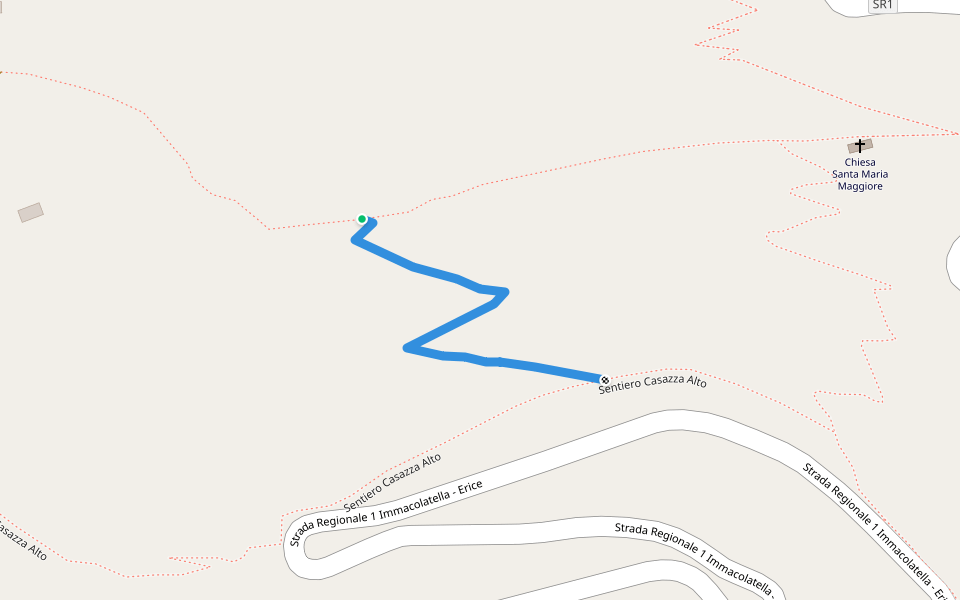 Connection to the Casazza Alto and Basso path Walking And Running Trail ...