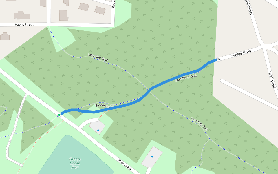 Woodland Trail in West Virginia | Walking Map