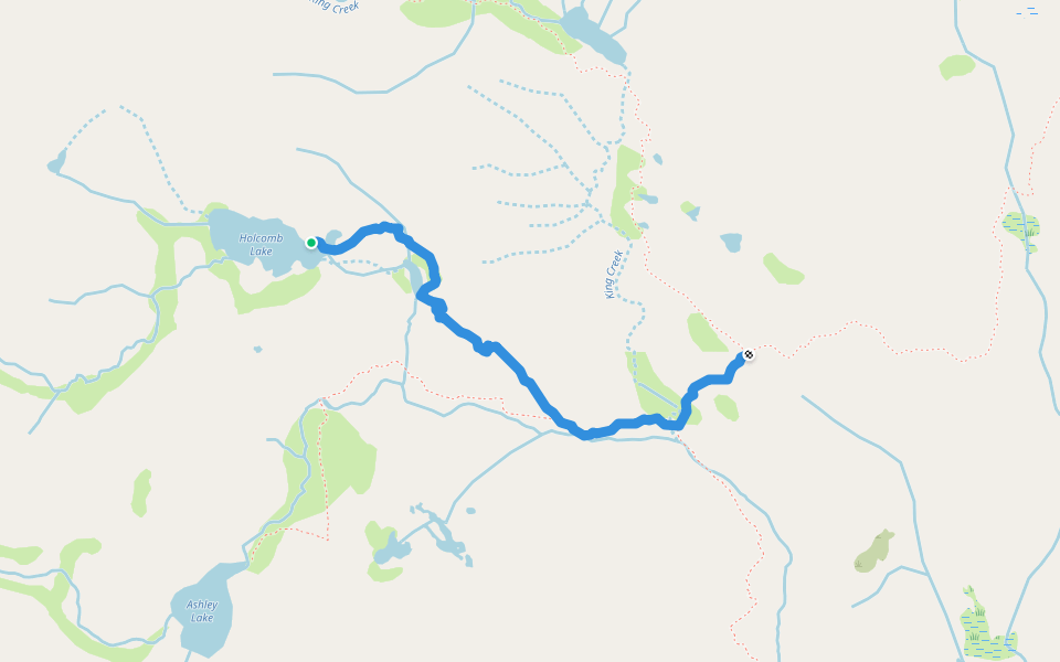 Holcomb Lake Trail in California | Walking Map